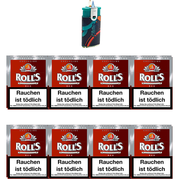 Rolls Exclusive Red Zigarillos mit Filter (2 Stang...