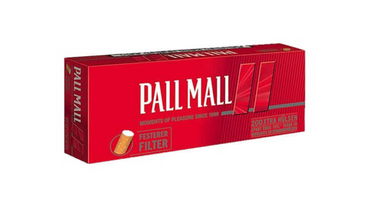 Pall Mall Red Xtra Filterhülsen 200