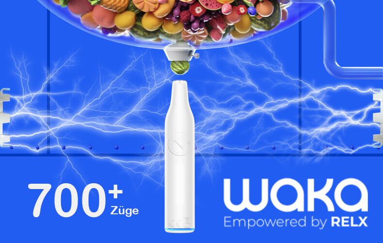 RELX WAKA Mini: die moderne Einweg-E-Zigarette in 6 Flavours
