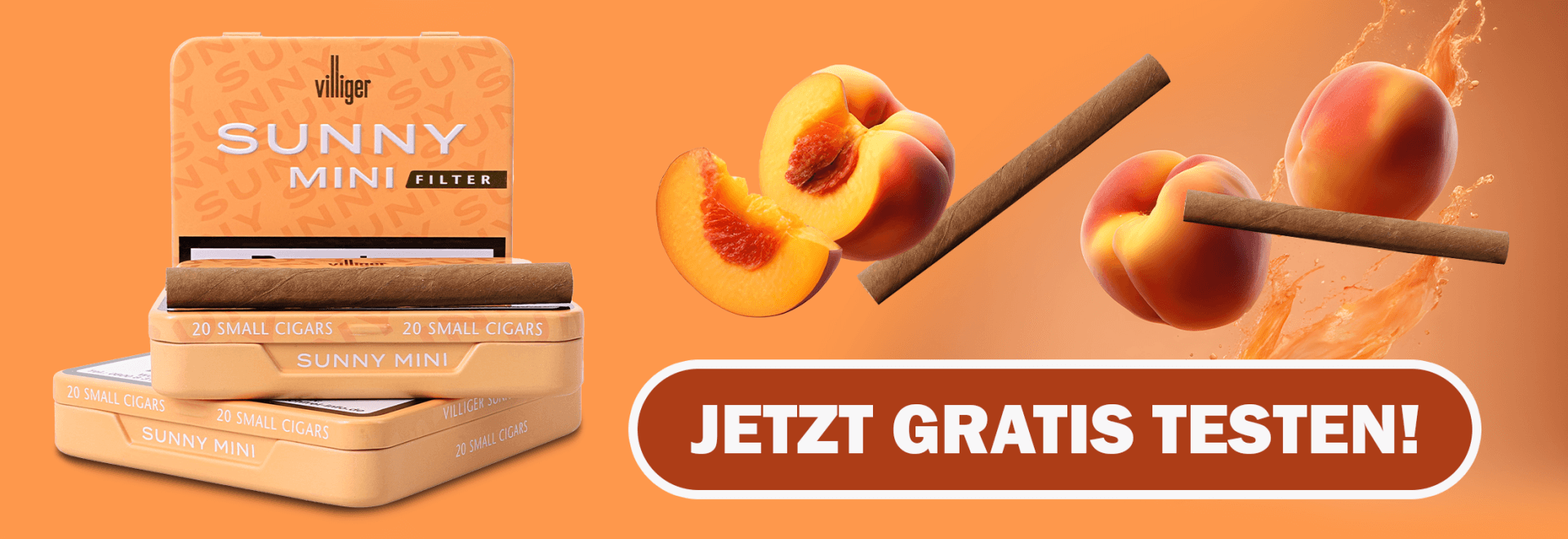 Sunny Mini Filter Zigarillos – jetzt gratis probieren!