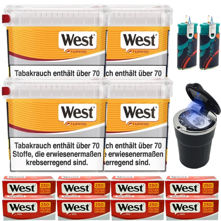 Der beliebte West Tabak zum stopfen ️ auch im Sparpaket